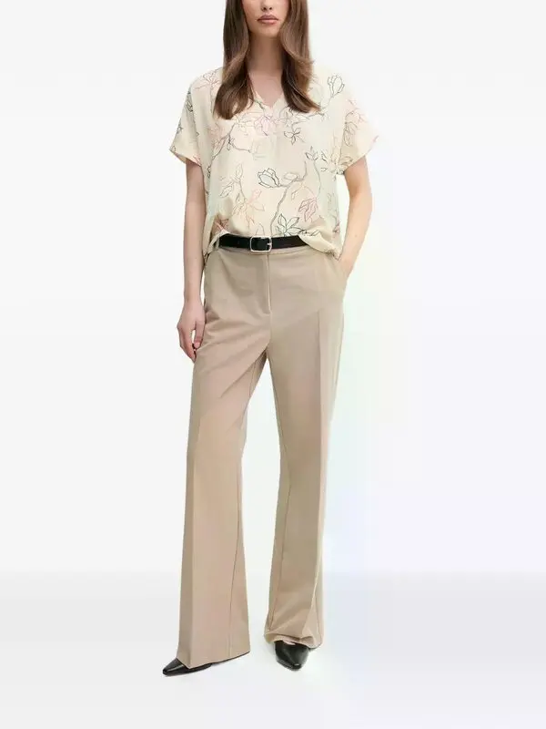 MOS MOSH Margie Leavy V-neck Blouse