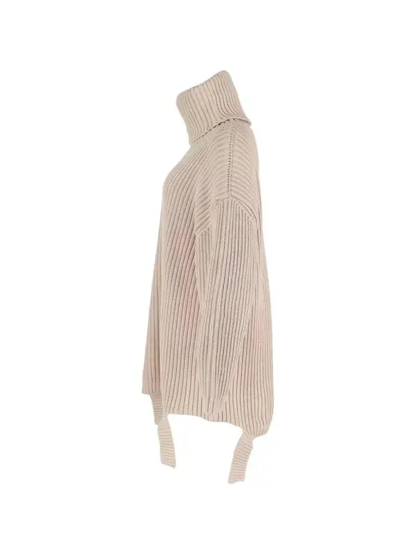 Balenciaga Roll-neck Asymmetric Sweater