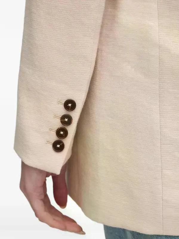 MARC AUREL Belted Button Blazer