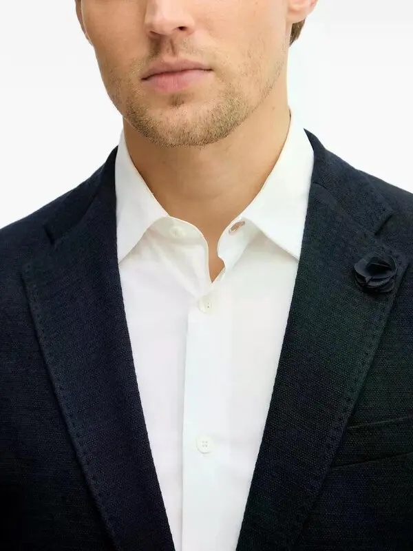 JOOP! Floral-boutonnière Single-breasted Blazer