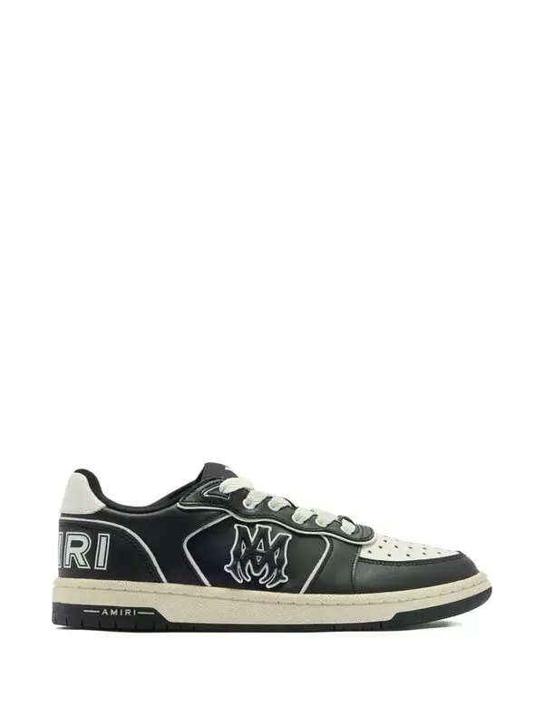 Amiri Newport Leather Sneakers - Black