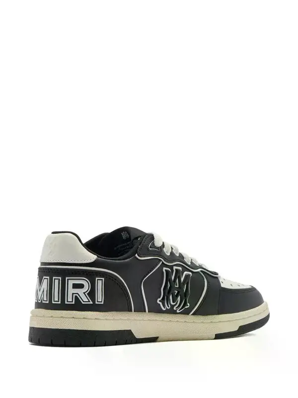 Amiri Newport Leather Sneakers - Black