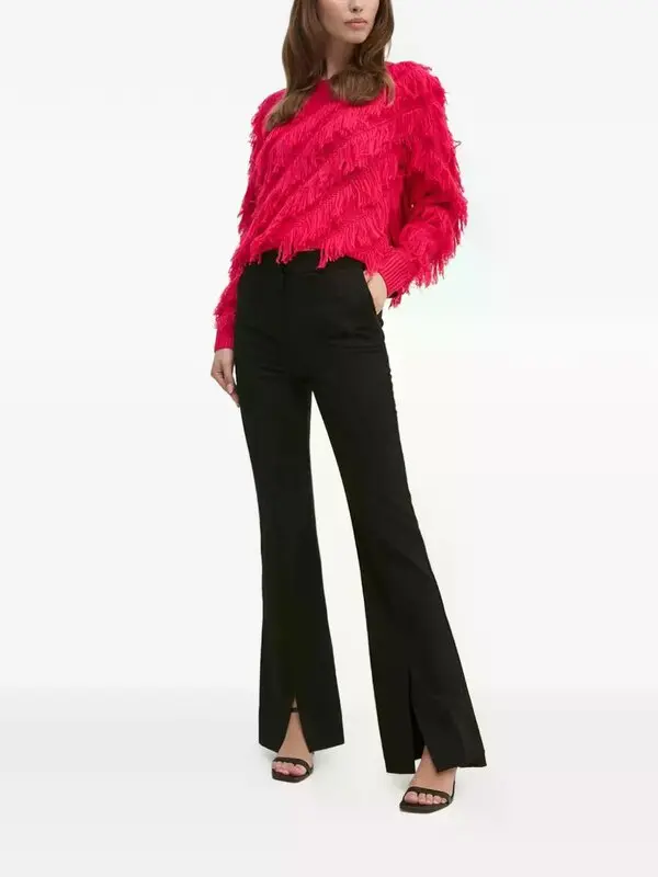 OUI Fringed Sweater - Red