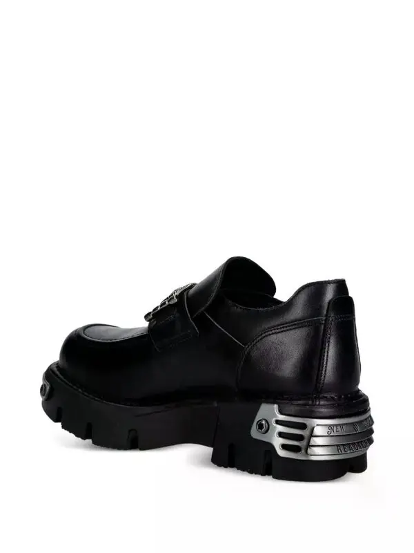 NEW ROCK Embellishment Loafers