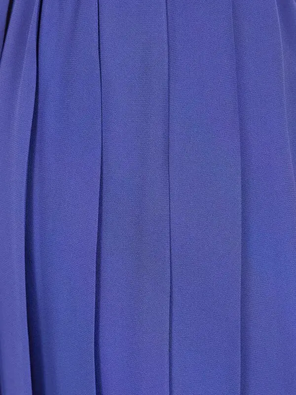 Mantū Pleated Drawstring Skirt - Purple