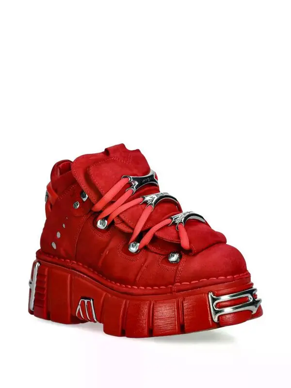 NEW ROCK Lace-up Hardware Sneakers