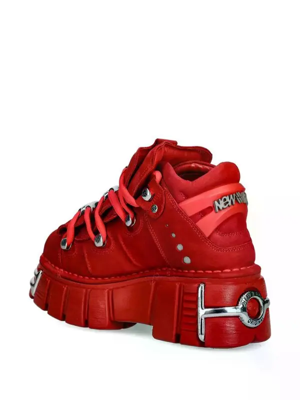 NEW ROCK Lace-up Hardware Sneakers