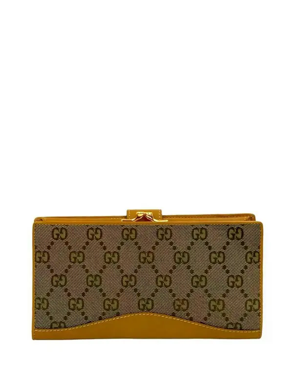 Gucci 20th Century Gg Canvas Wallet Long Wallets