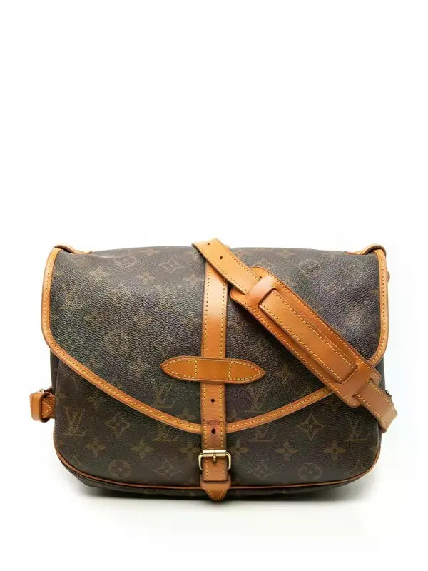 LOUIS VUITTON 1992 Monogram Saumur 30 Crossbody Bag