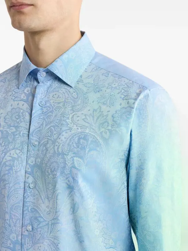 Etro Floral-jacquard Shirt