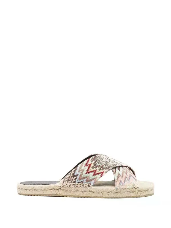 Missoni Criss-cross Espadrilles - Neutrals