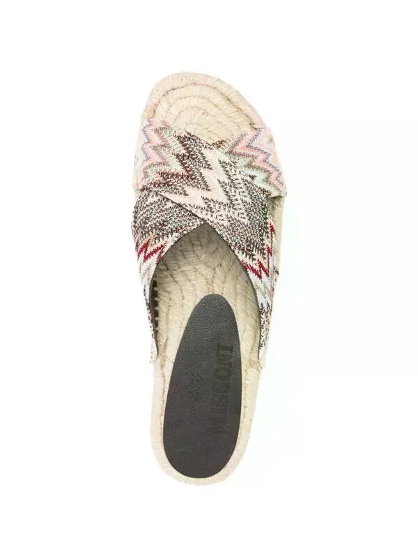 Missoni Criss-cross Espadrilles - Neutrals