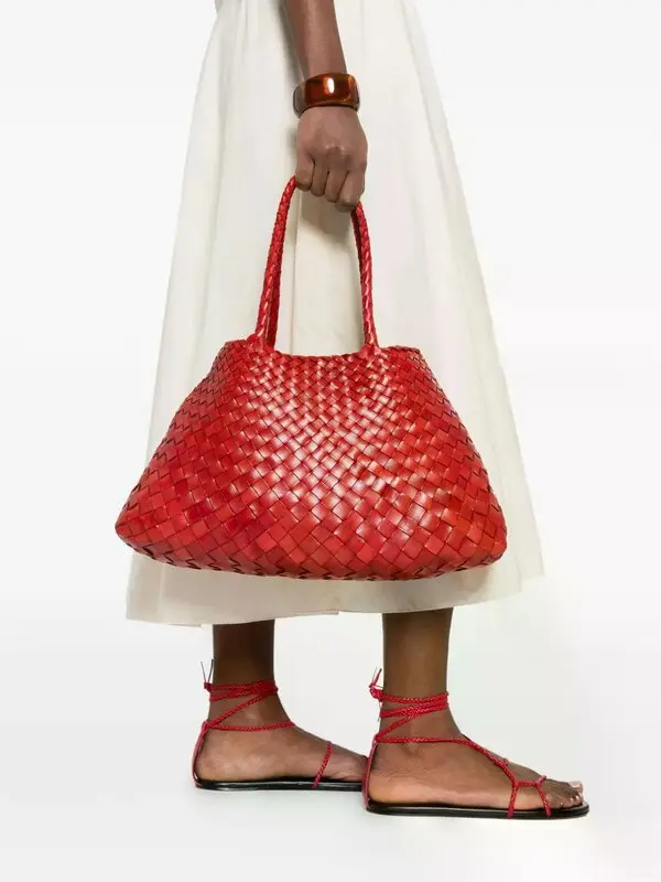 Dragon Diffusion Woven Handle Tote Bag