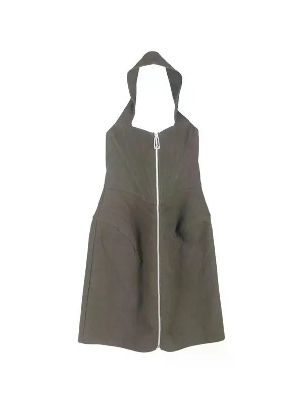 Bottega Veneta Salon Halterneck Dress - Green