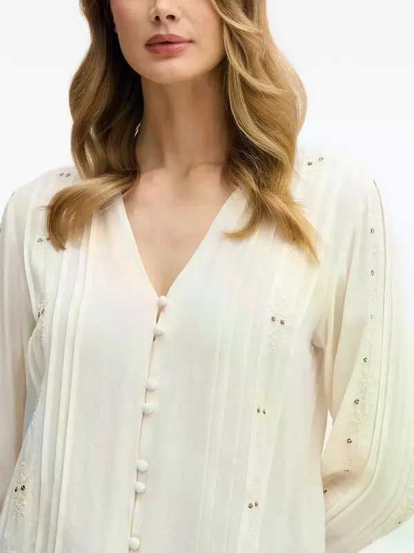 HOSS INTROPIA Embroidered Button-down Shirt