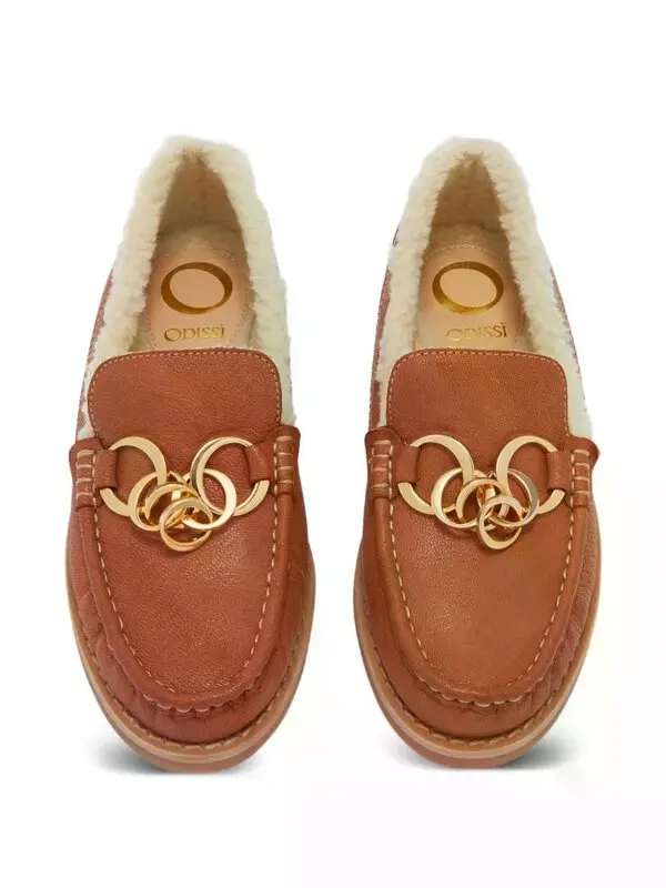 ODISSI Multi-o Chain Lined Loafers