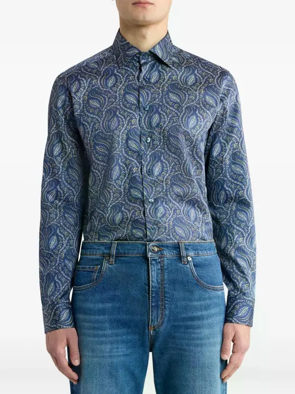 Etro Paisley Foliage Shirt