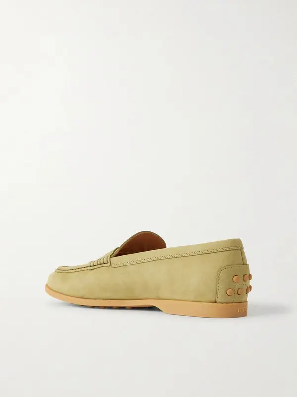 TOD'S Gomma Nubuck Loafers