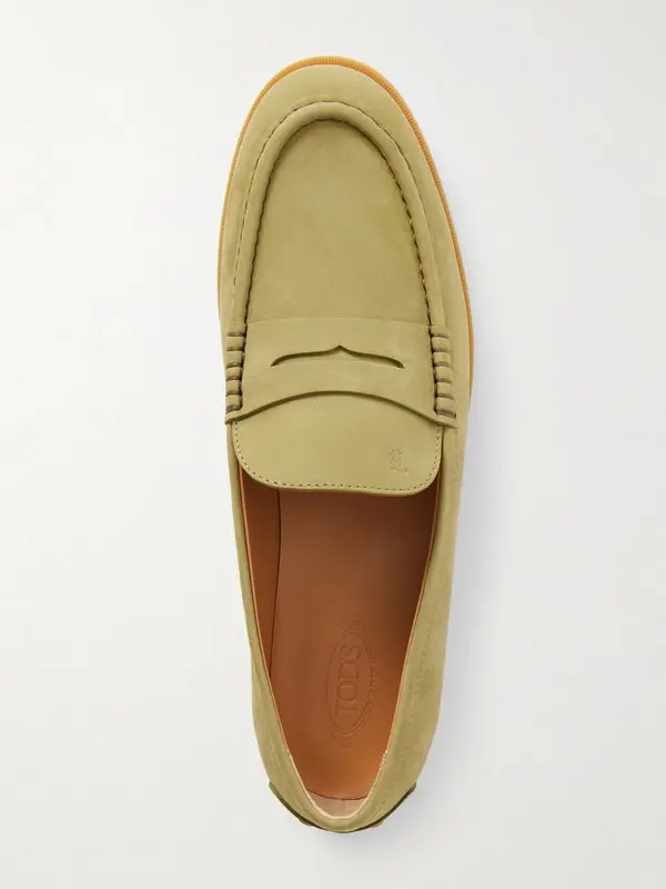 TOD'S Gomma Nubuck Loafers