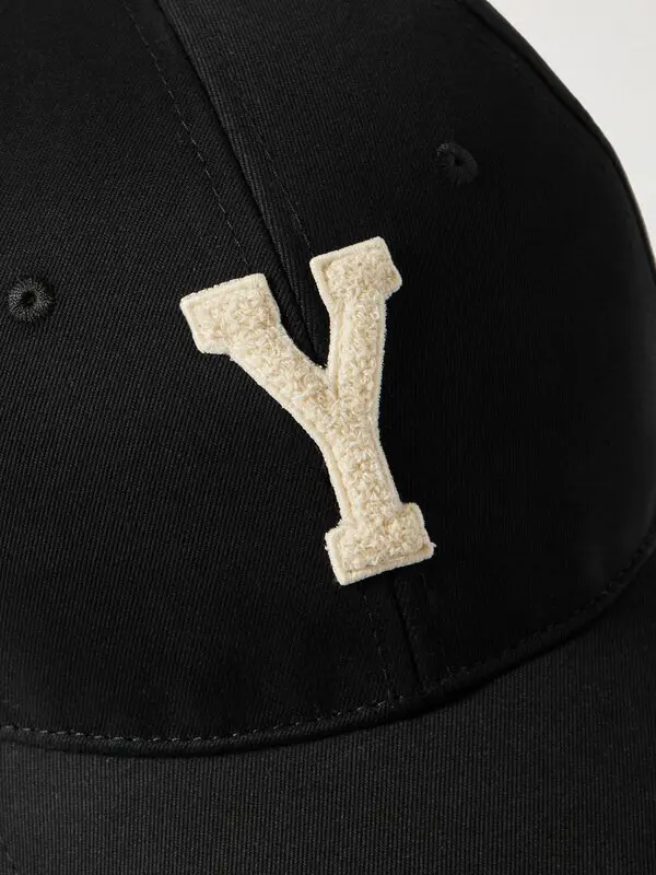 Saint Laurent Appliquéd Baseball Cap