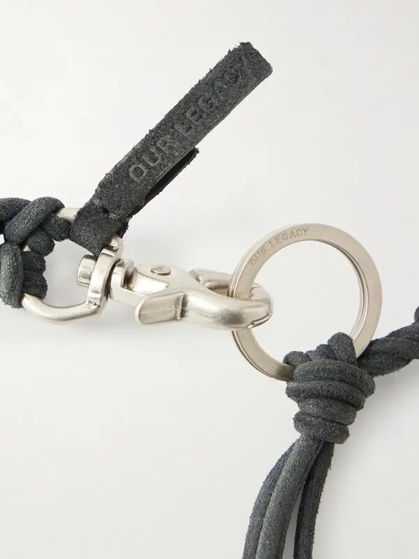 Our Legacy Ladon Braided Suede Keychain