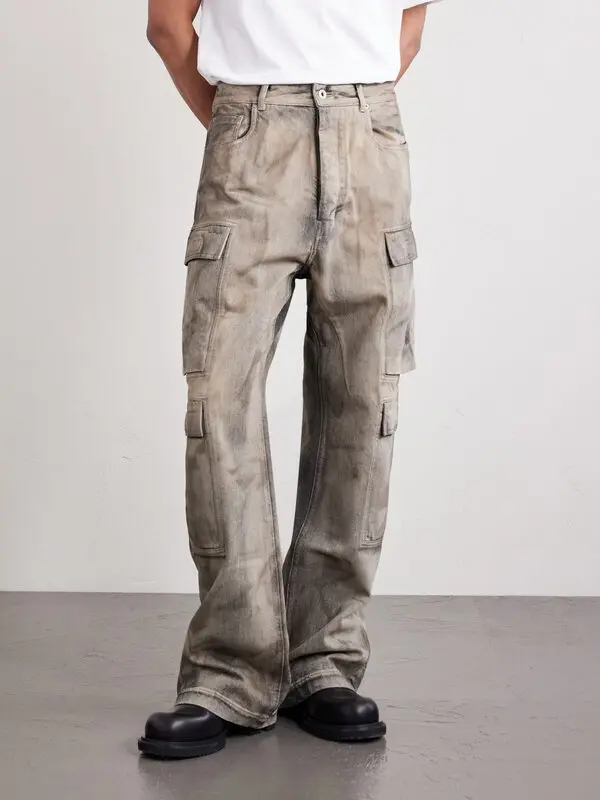Rick Owens Straight-leg Cargo Jeans