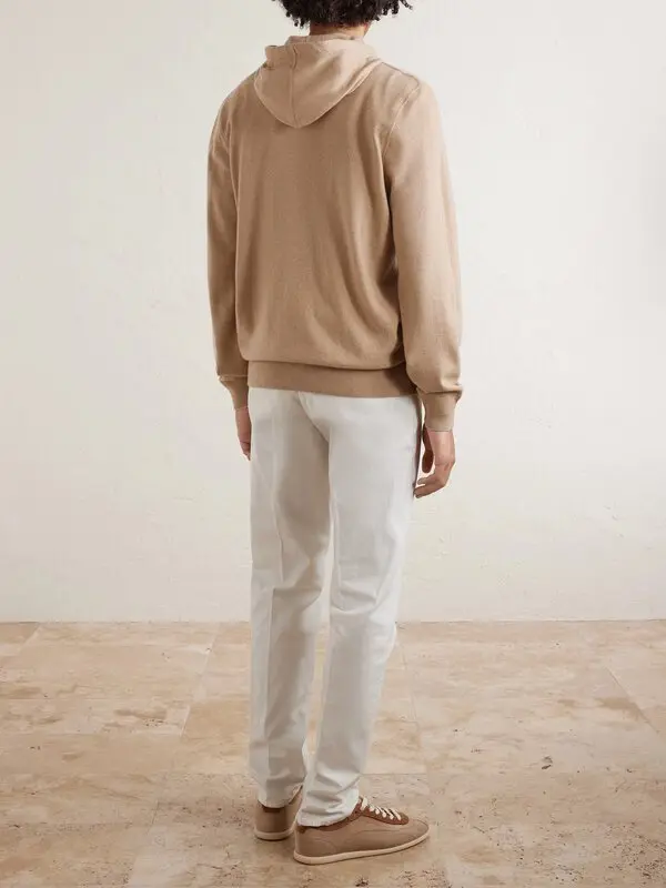 Brunello Cucinelli Cashmere Zip-up Hoodie - Neutrals