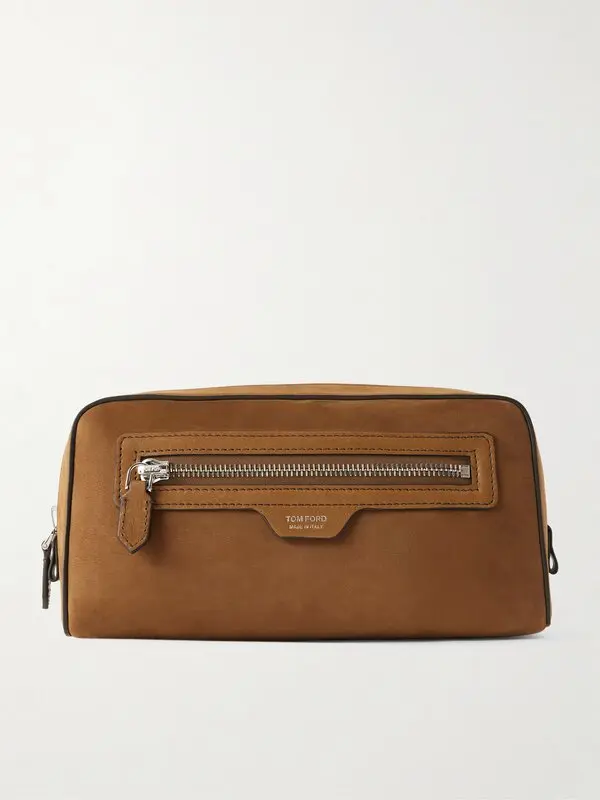 TOM FORD Nubuck Pouch - Brown