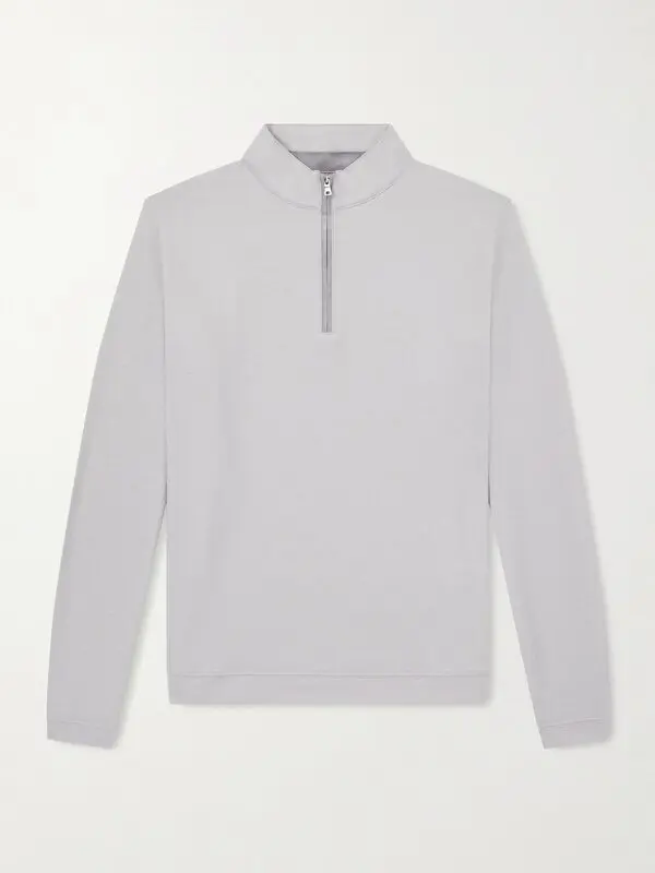 Peter Millar Albatross Piqué Half-zip Sweater