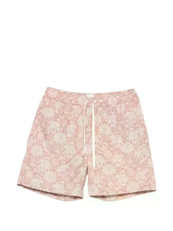 Eleventy Printed Swim Shorts - Pink