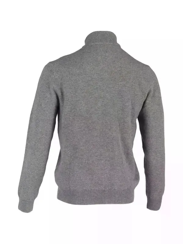 Ralph Lauren High Neck Half-zip Sweater - Grey