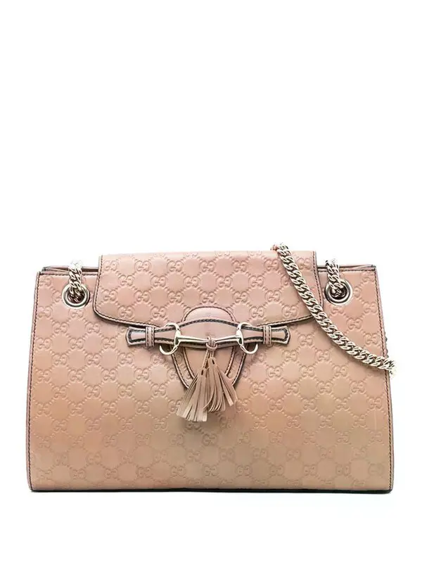 Gucci Large Sima Emily Shoulder Bag - Brown