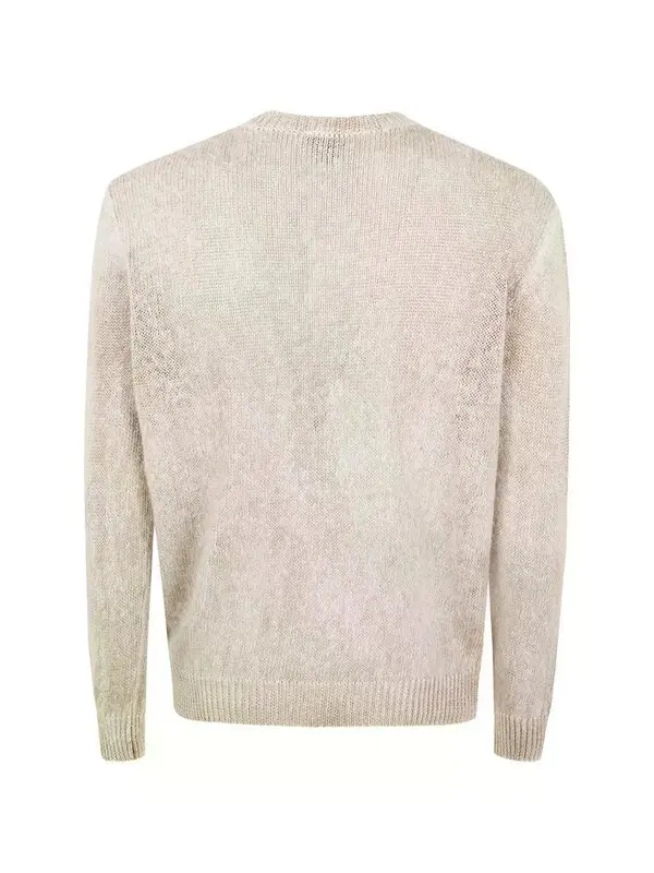 Avant Toi Crew-neck Sweater - Neutrals