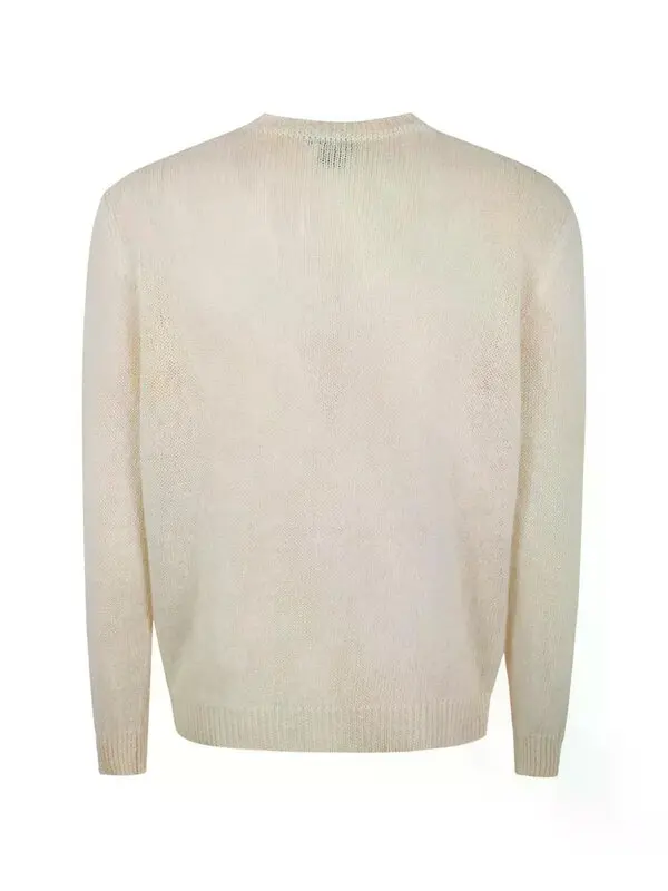 Avant Toi Crew Neck Sweater - Neutrals
