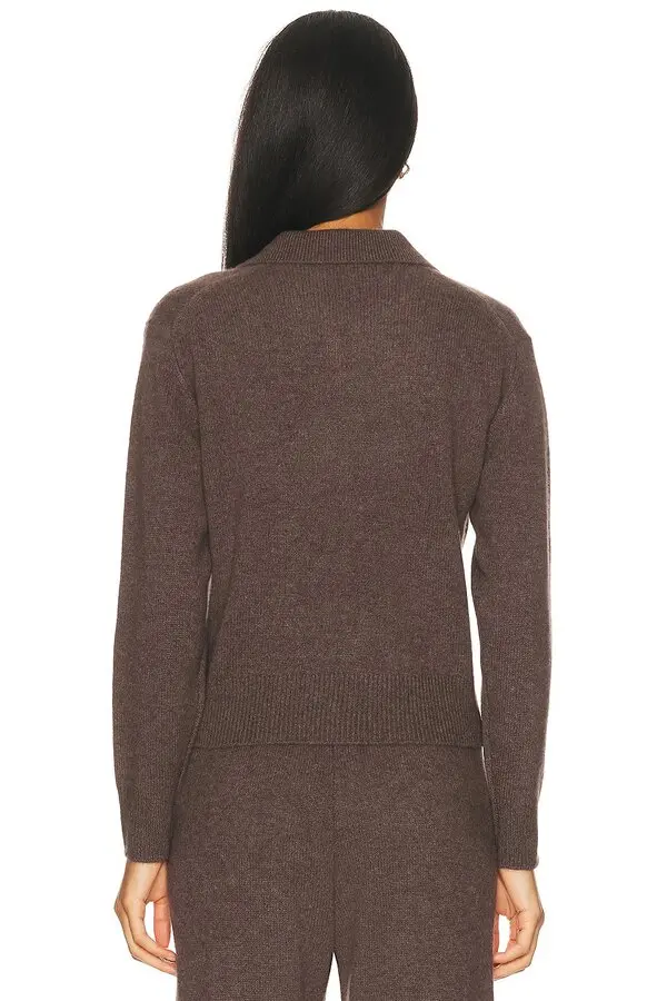 SPORTY & RICH Src Cashmere Polo Sweater