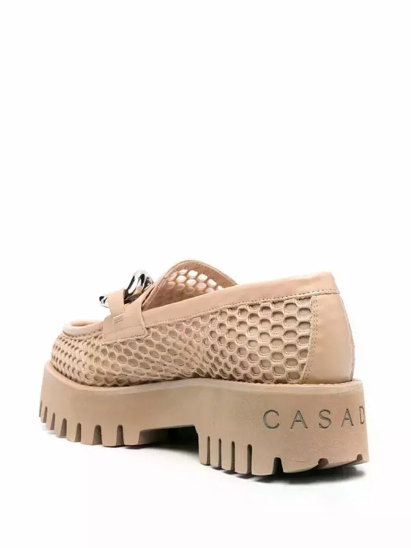 Casadei Chain-trimmed Platform Loafers