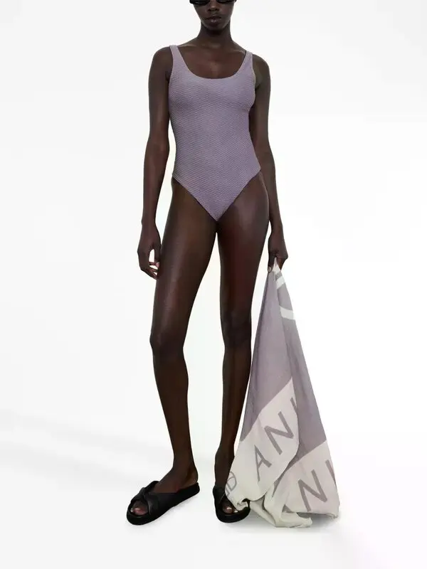 ANINE BING Jace Textured Swimsuit