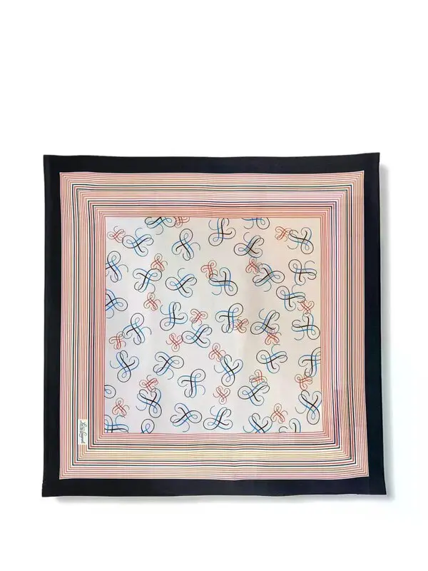 Luisa Spagnoli Rullante Silk Foulard - Blue