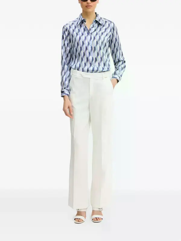 Luisa Spagnoli Belpasso Pure Silk Shirt - Blue