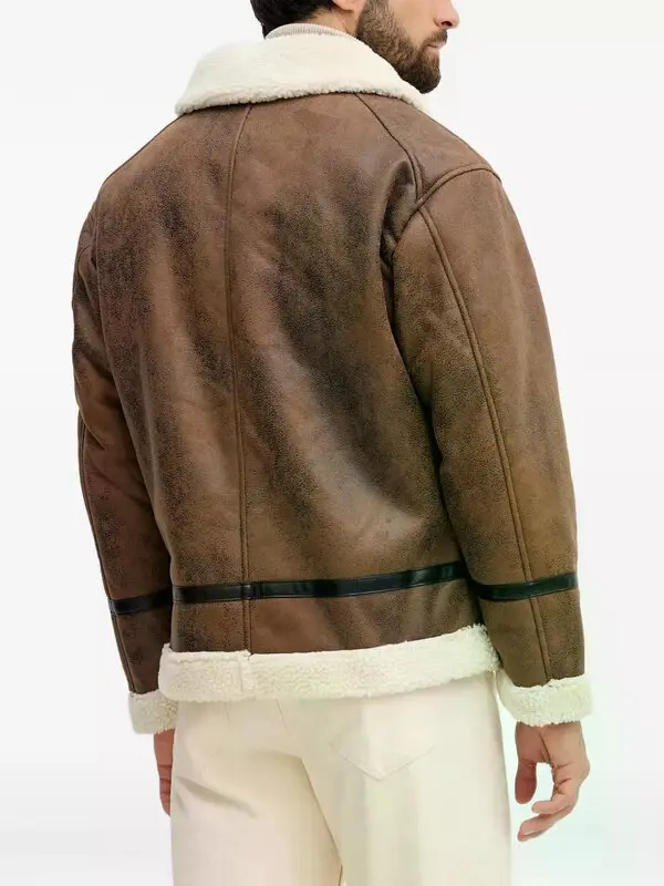 LINDBERGH Shearling-trim Jacket