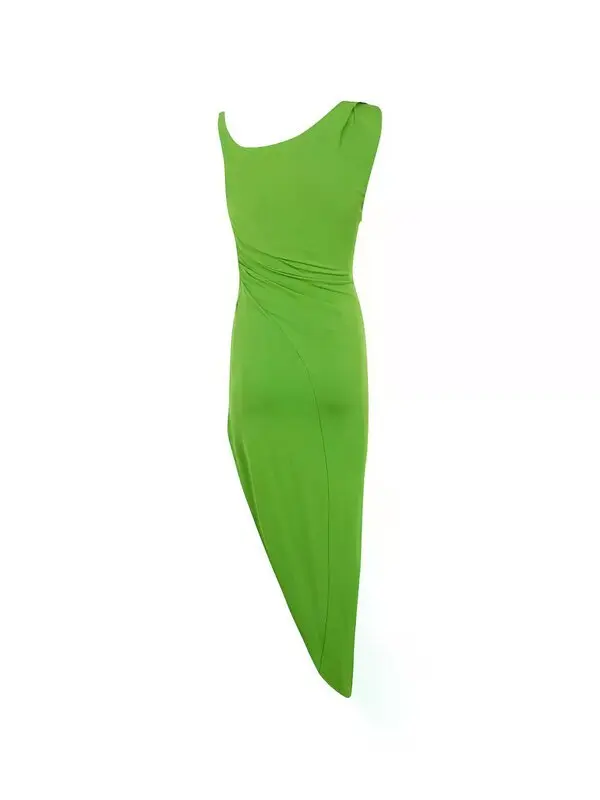 Elisabetta Franchi Draped Asymmetric Dress