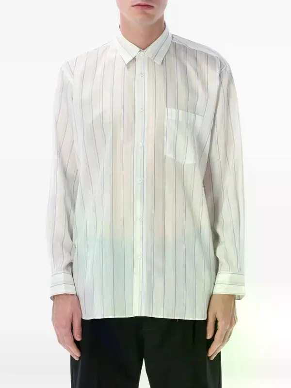 Comme Des Garçons Buttoned-up Shirt - White