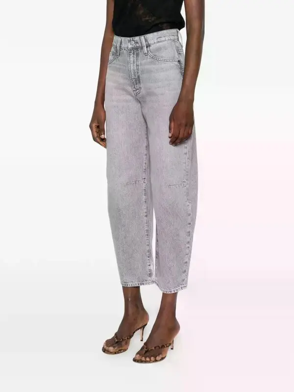 MOTHER Paneled High-waisted Jeans