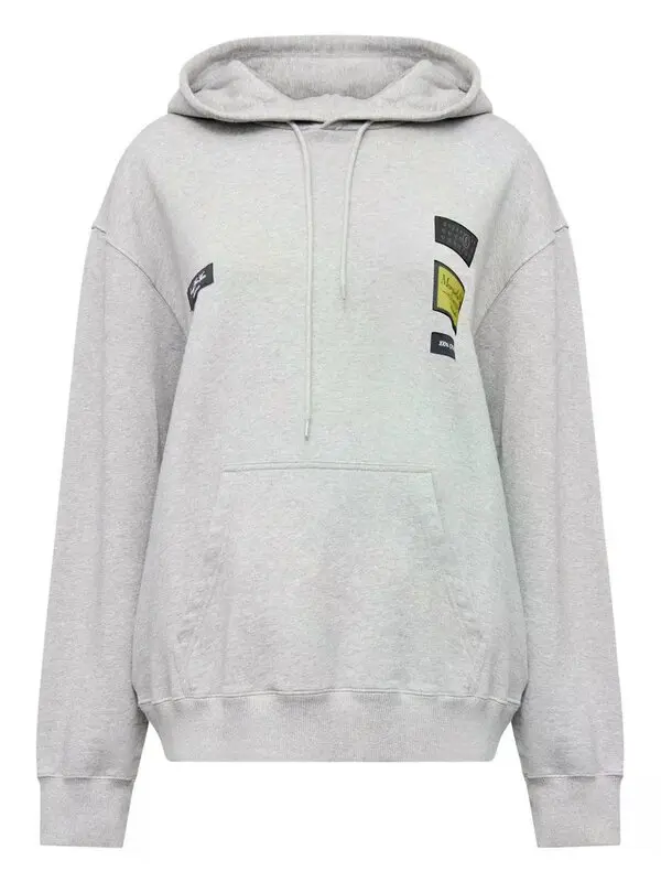MAISON MARGIELA Patch Hooded Jacket - Grey