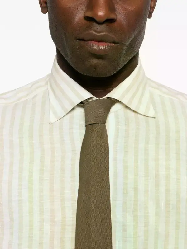 Eleventy Striped-pattern Shirt