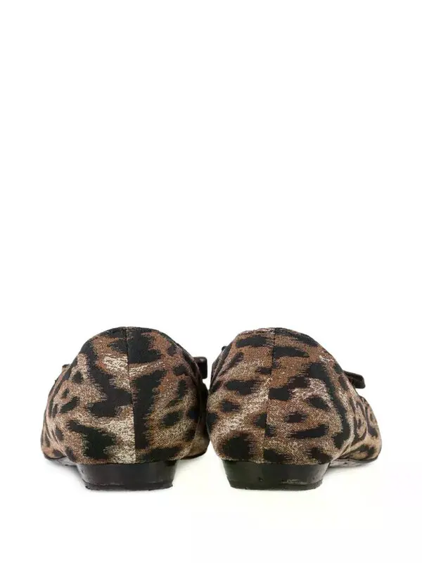 LANVIN Animal Print Loafers
