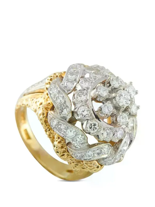 LB EXCLUSIVE Diamond And Two-tone Ring
