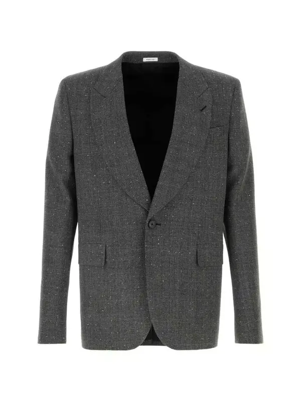Alexander McQueen Checked Blazer