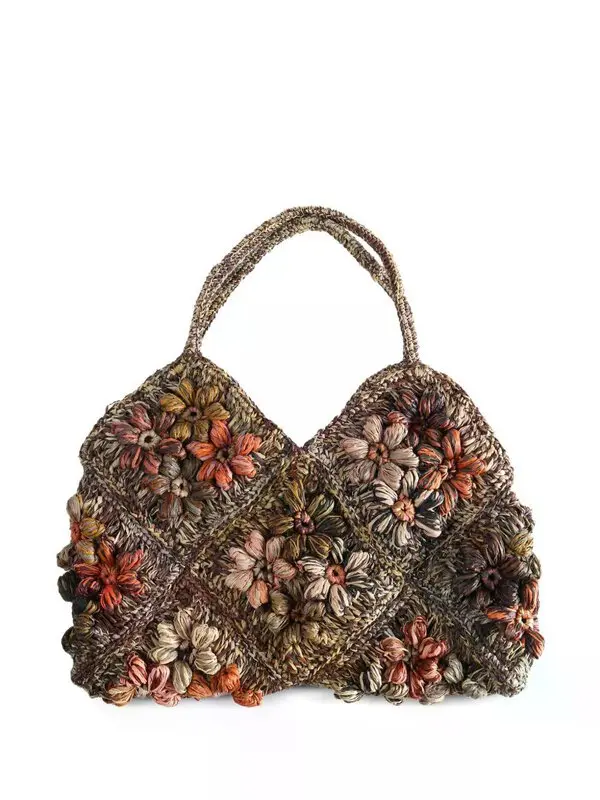 SOPHIE DIGARD Floral Detail Tote Bag