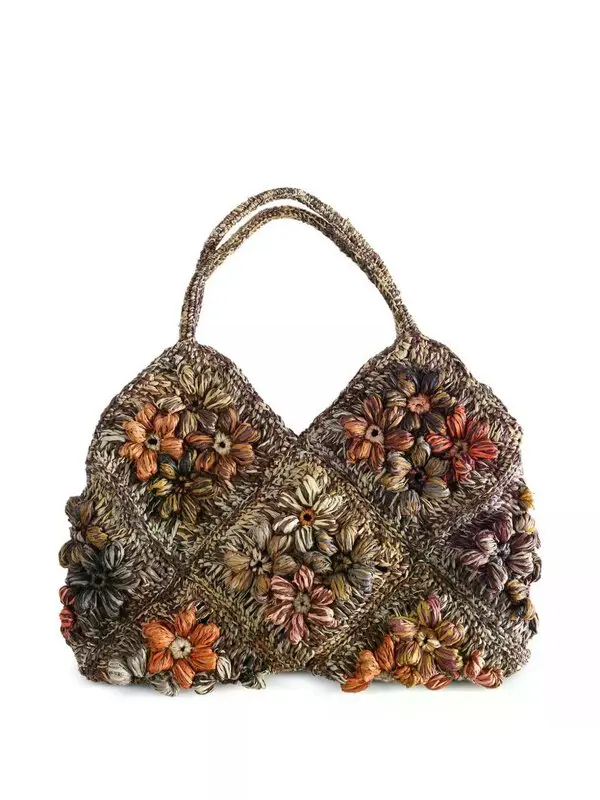 SOPHIE DIGARD Floral Detail Tote Bag